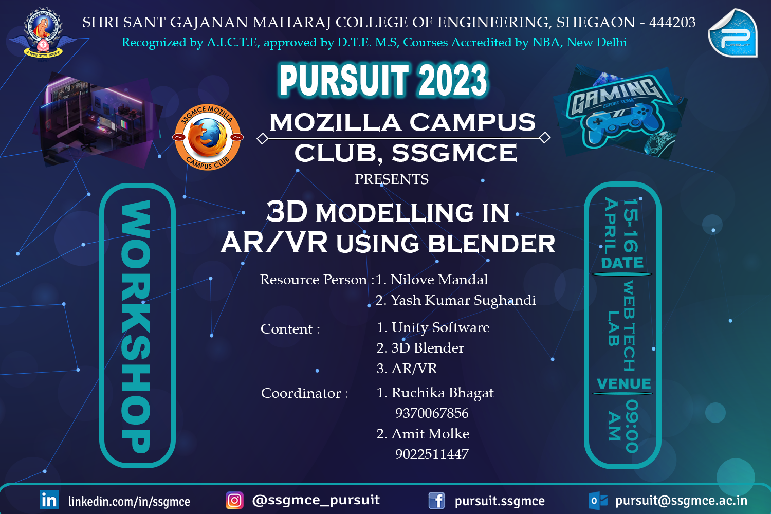 Mozilla Campus Club, SSGMCE